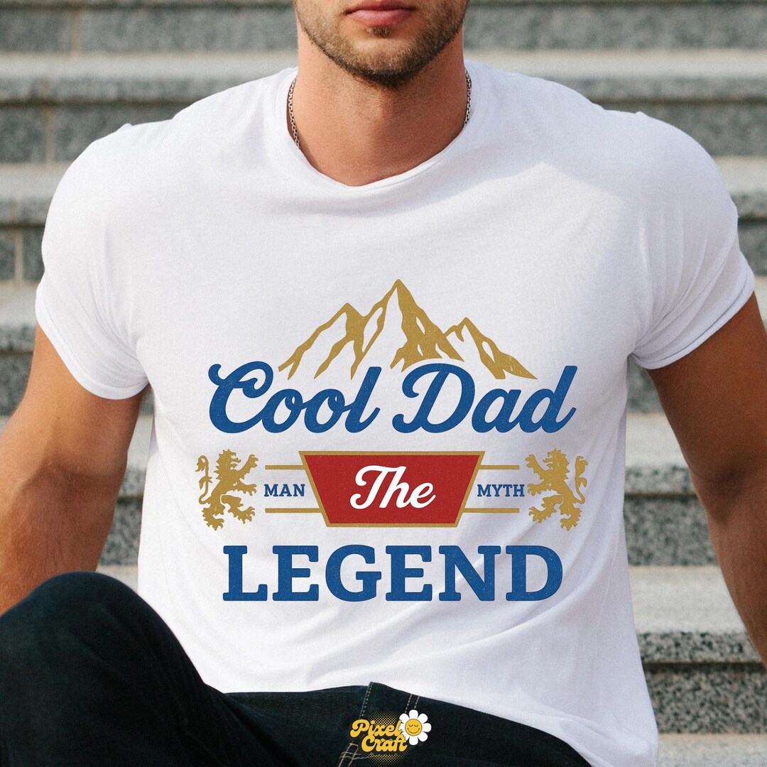 Cool Dad Shirt the Man the Myth the Legend, Father’s Day Gift for Him ...
