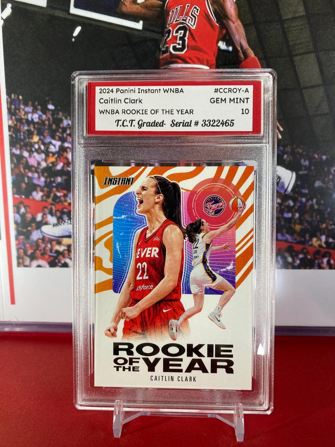 2024 Panini Instant WNBA #CCRPY-A Caitlin Clark Rookie of the Year T.C ...