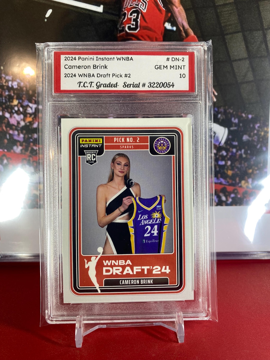 2024 Panini Instant Draft Night Cameron Brink RC WNBA Draft Pick #2 T.c ...