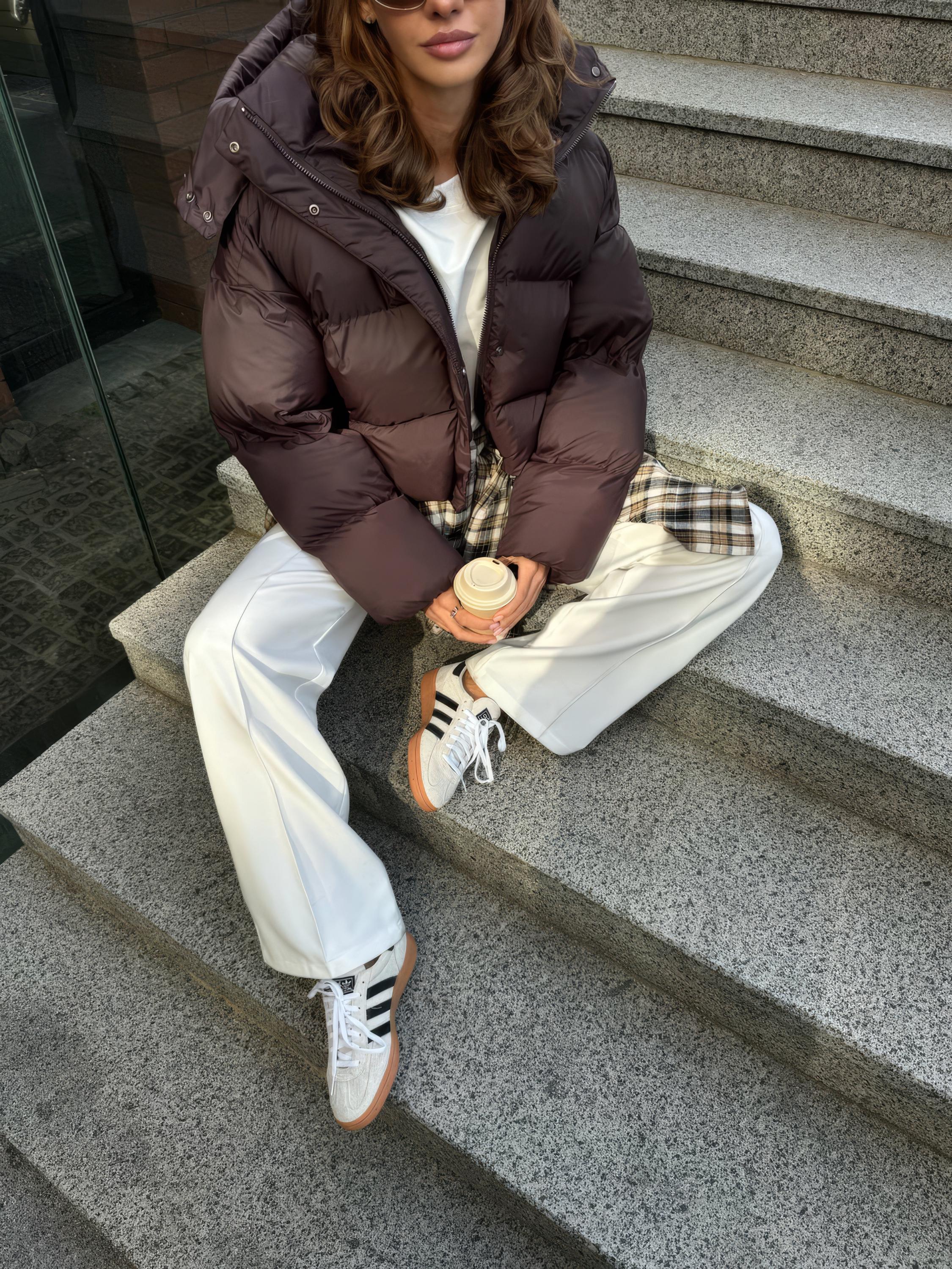 Oversized Puffer Jacket, Water-repellent Fabric, Detachable Hood - Etsy