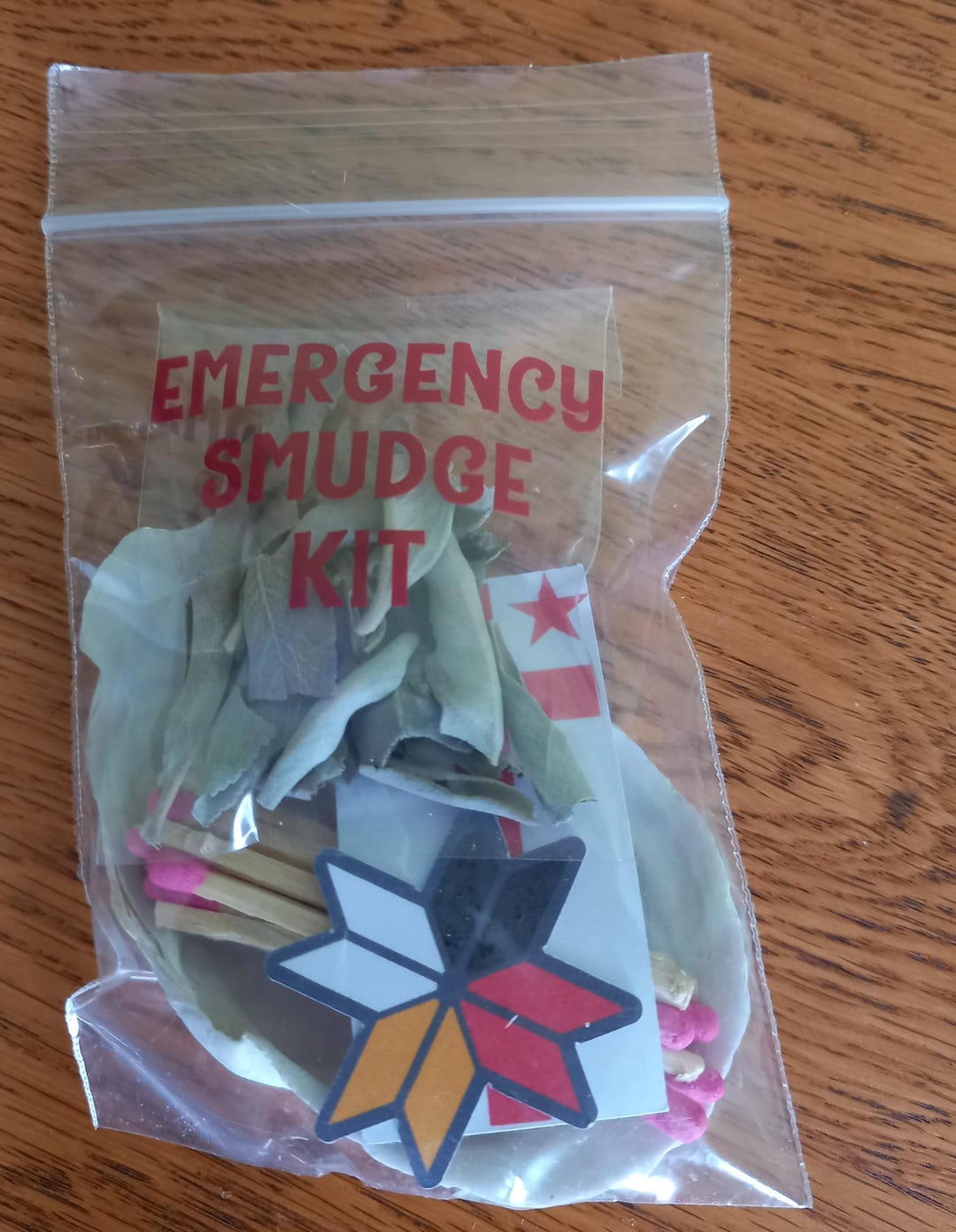 Portable Smudge Kit - First Nations Clam Shell, Sage & Matches - Etsy ...