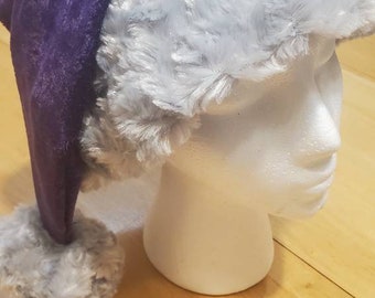 Purple Santa Hat | Etsy