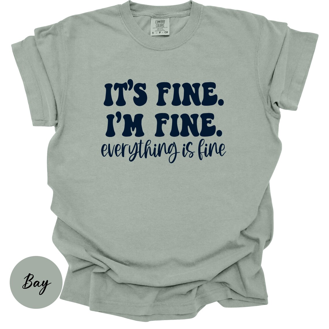 It's Fine I'm Fine Everything is Fine Shirt, Introvert Tee, Mental ...