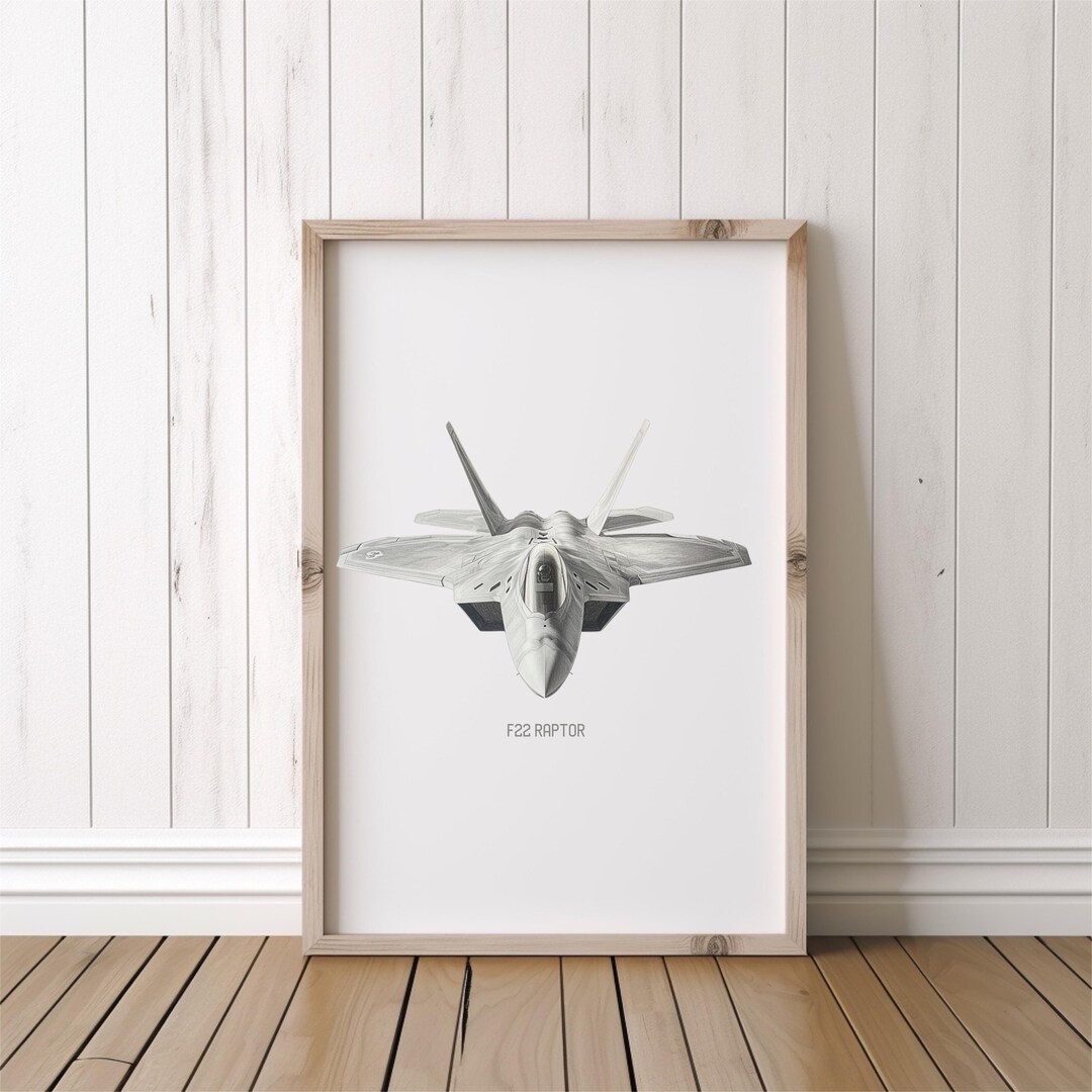 F22 Raptor Poster, Air Force Poster, F22 Gift, F22 Picture, Wall Art ...