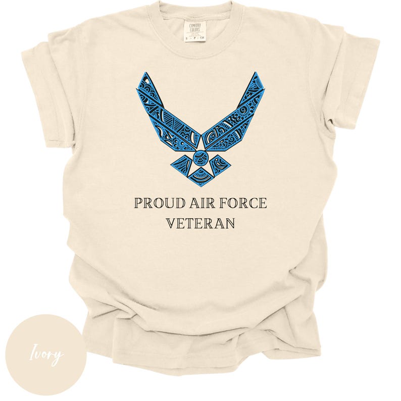 Proud Air Force Veteran T-shirt, Military Support Tee, Proud USAF Shirt ...