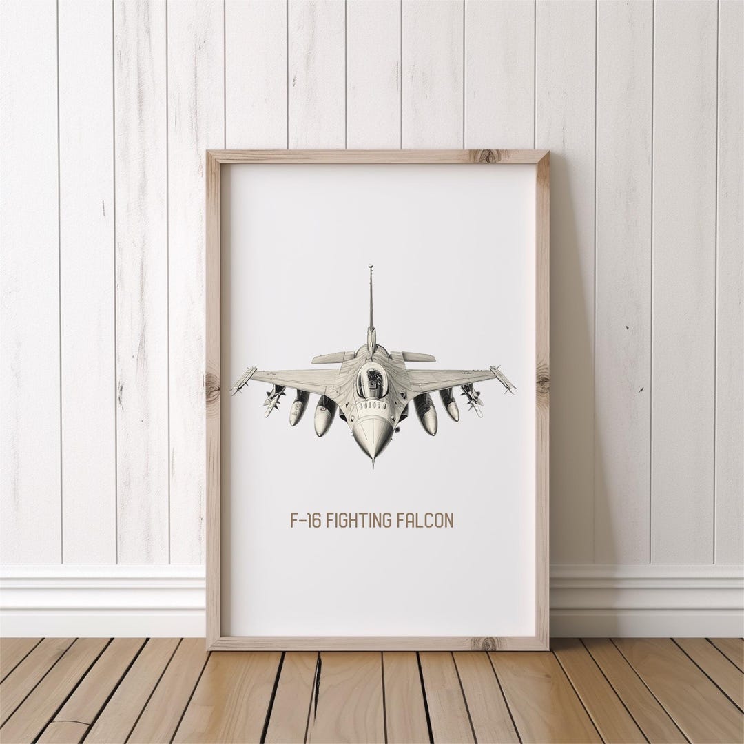 F16 Poster, Air Force Poster, F16 Gift, F16 Picture, Wall Art, F16 ...