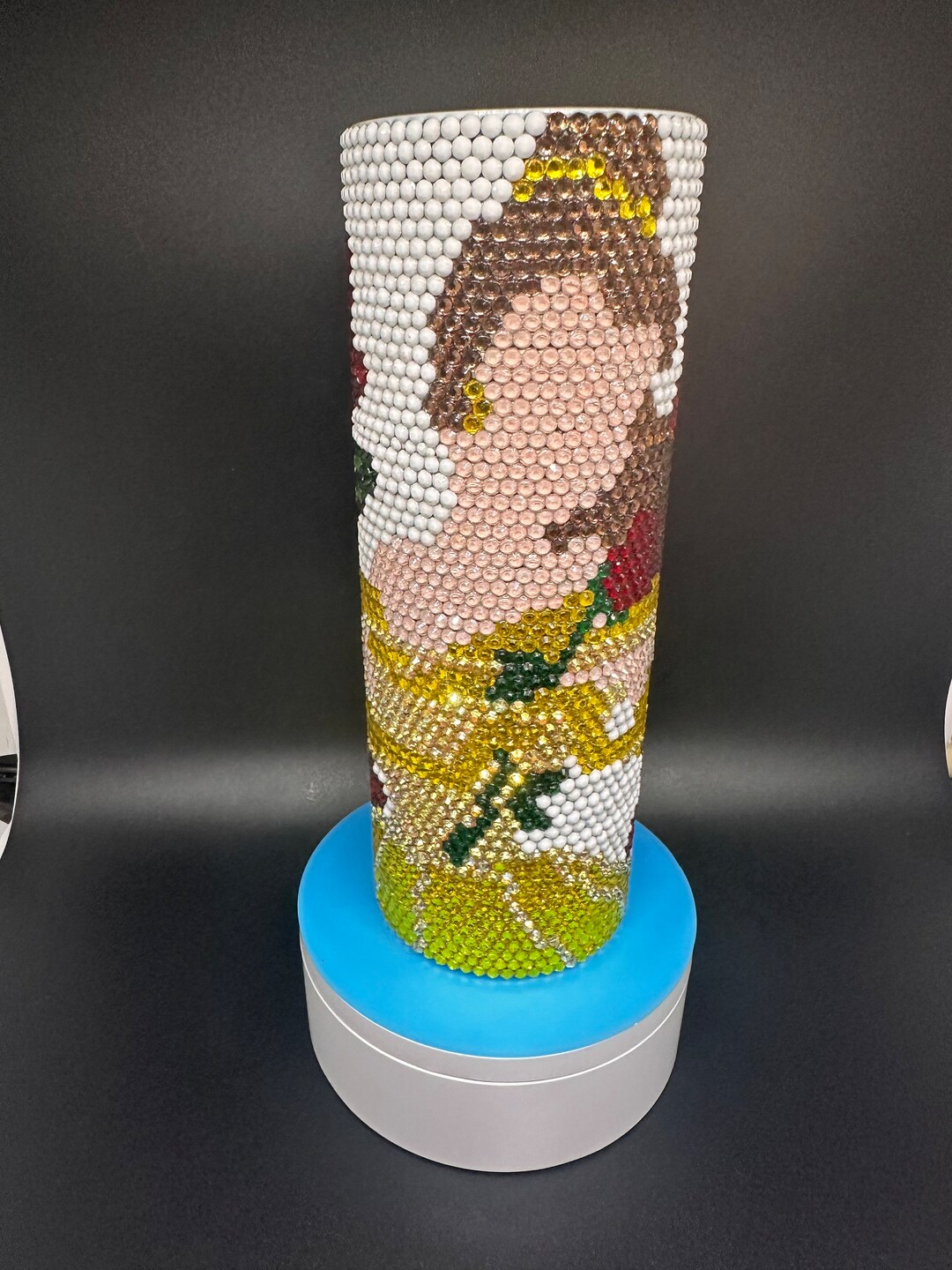Rhinestone Tumbler, 20 Oz, Stainless Steel, Belle, Beauty & the Beast ...