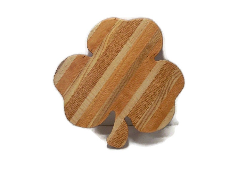 Charcuterie GIANT Shamrock Board, Cutting Board, 17 1/2" Handcrafted ...