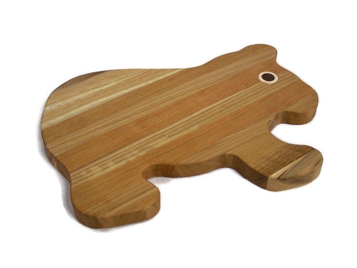 BEAR Cutting Board Handcrafted From Mixed Hardwoods - Etsy