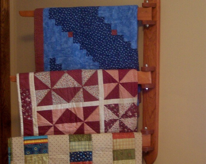 Wall Hanging Quilt Rack - Etsy