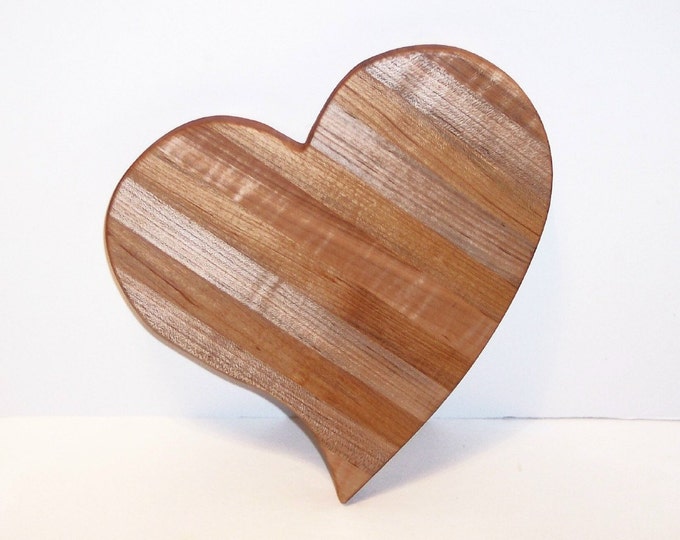 Heart Shaped Cheese Cutting Board Handcrafted From Maple Hardwood - Etsy