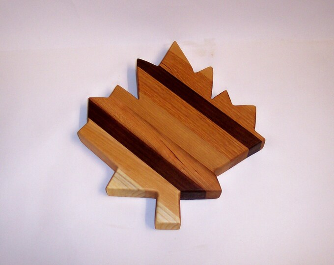 Maple Leaf Cheese Cutting Board - Etsy