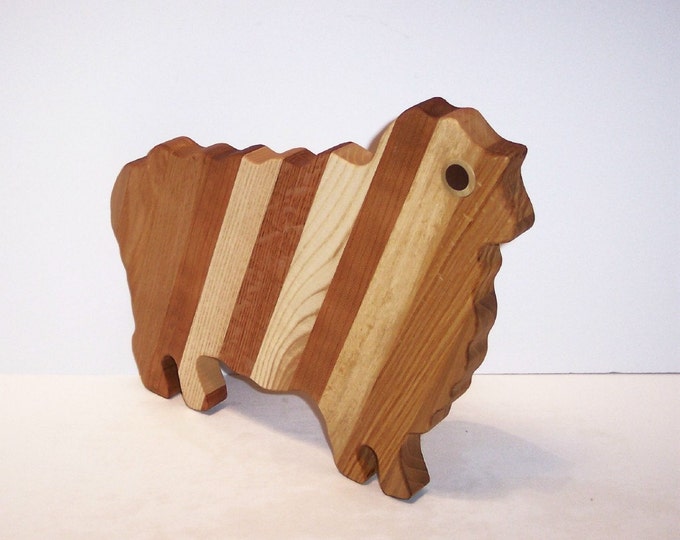 Sheep Cutting Board Handcrafted From Mixed Hardwoods - Etsy