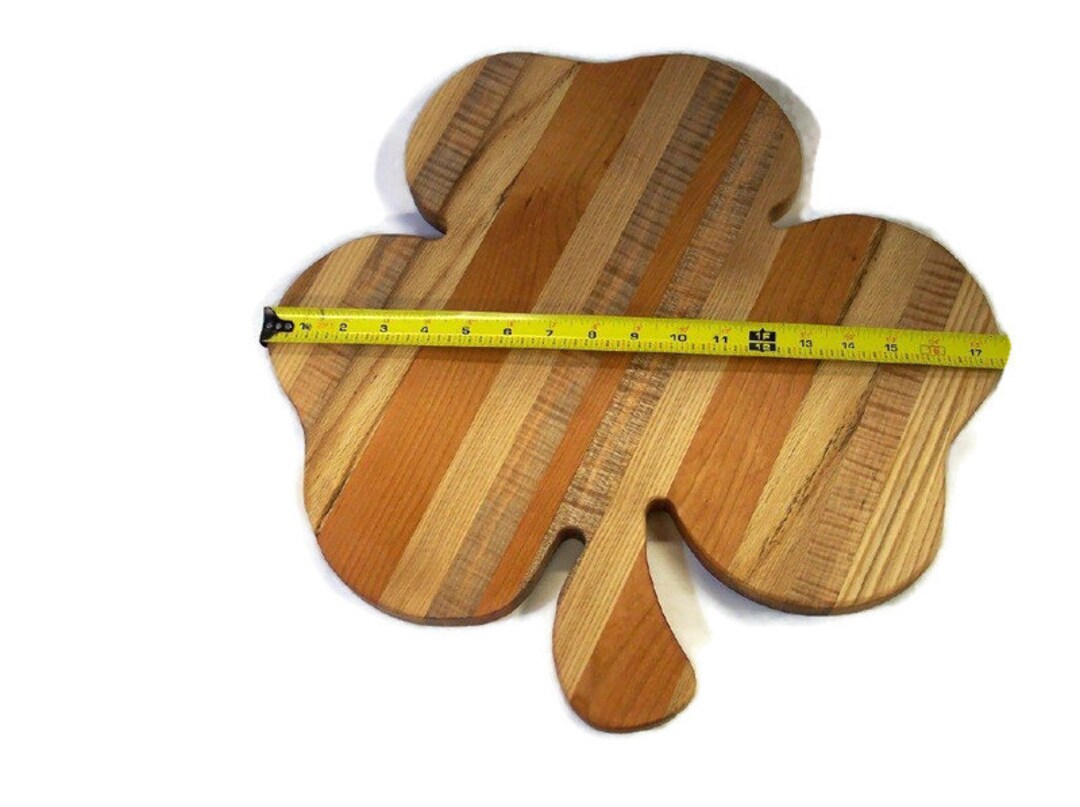 Charcuterie GIANT Shamrock Board Cutting Board Handcrafted - Etsy