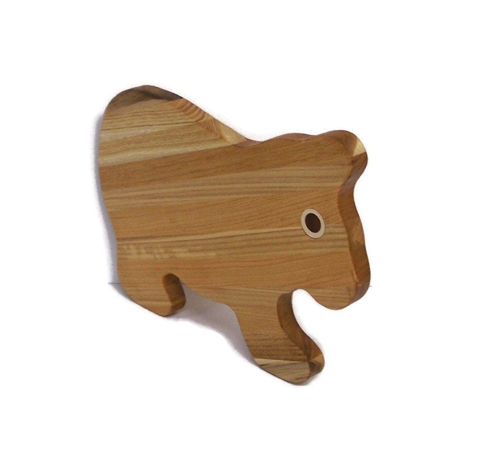 BEAR Cutting Board Handcrafted From Mixed Hardwoods - Etsy