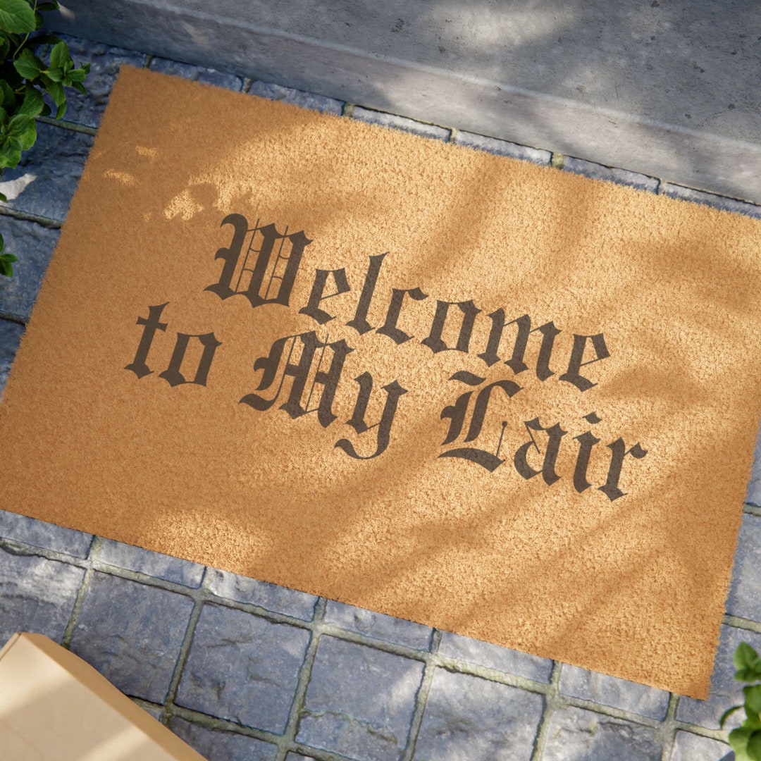 Cute Gothic Doormat - Etsy