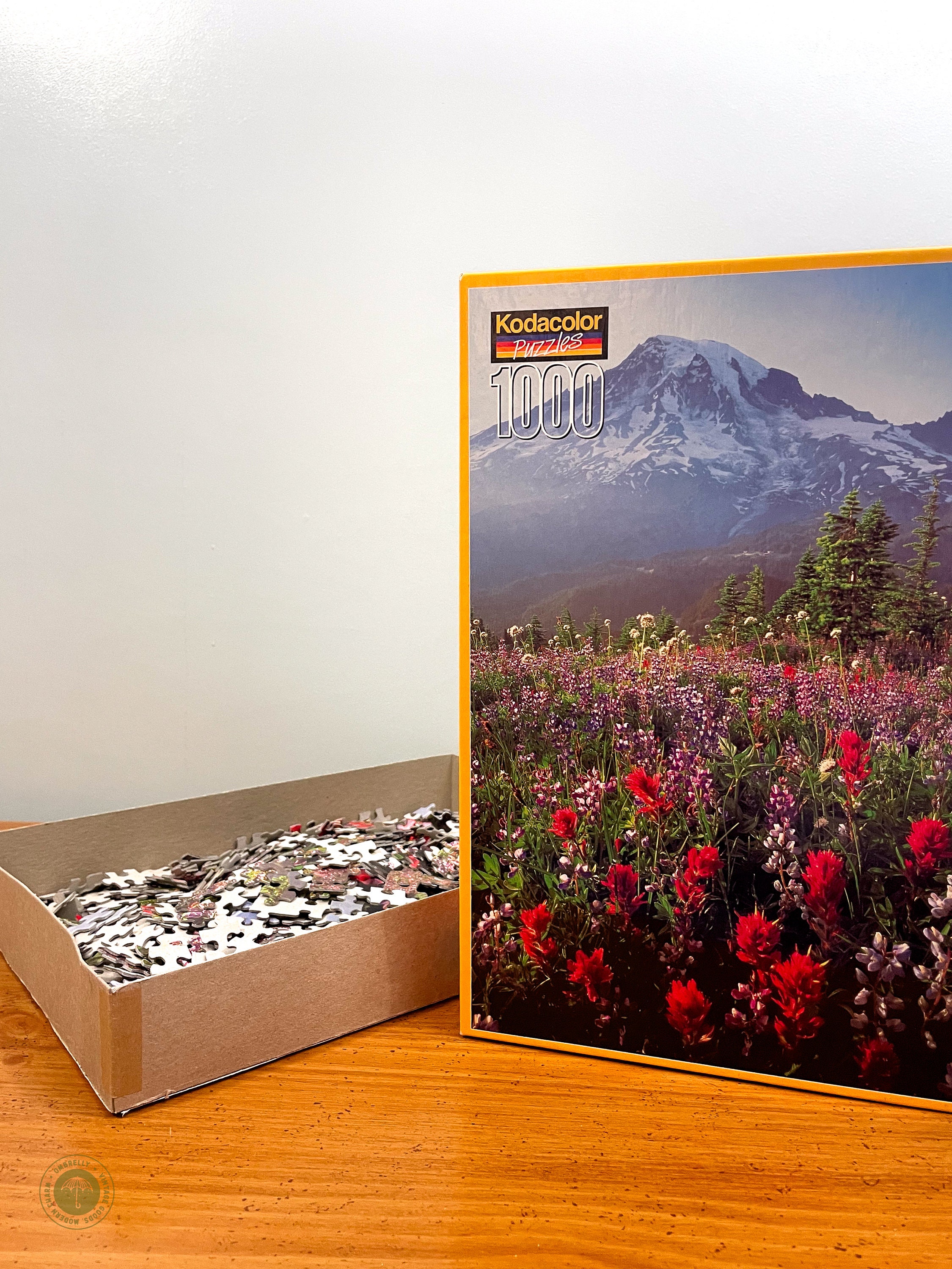 Mt Rainier Puzzle With Alpine Wildflowers1000 Piece Kodacolor, Seattle ...