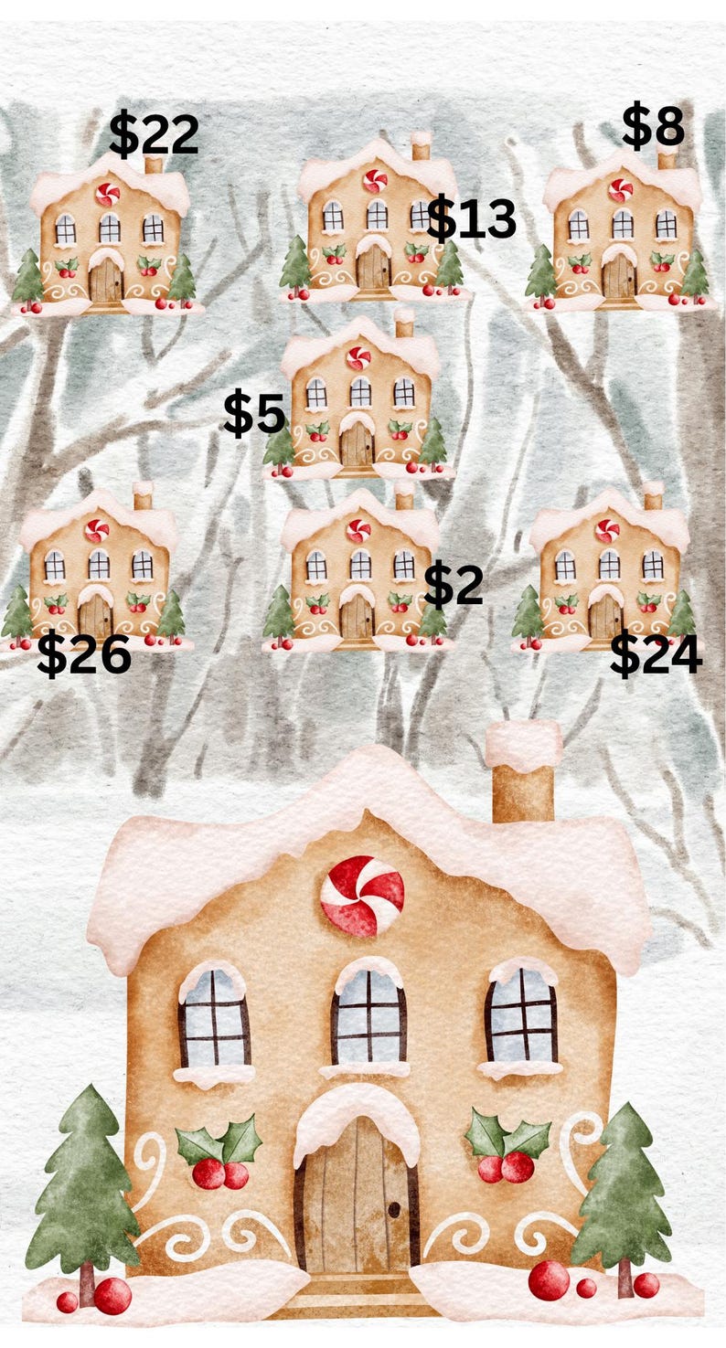 Christmas Savings Challenge – Holiday Budget Tracker Printable - Etsy