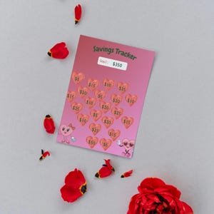 Cute Fun Valentines Savings Challenge - Etsy