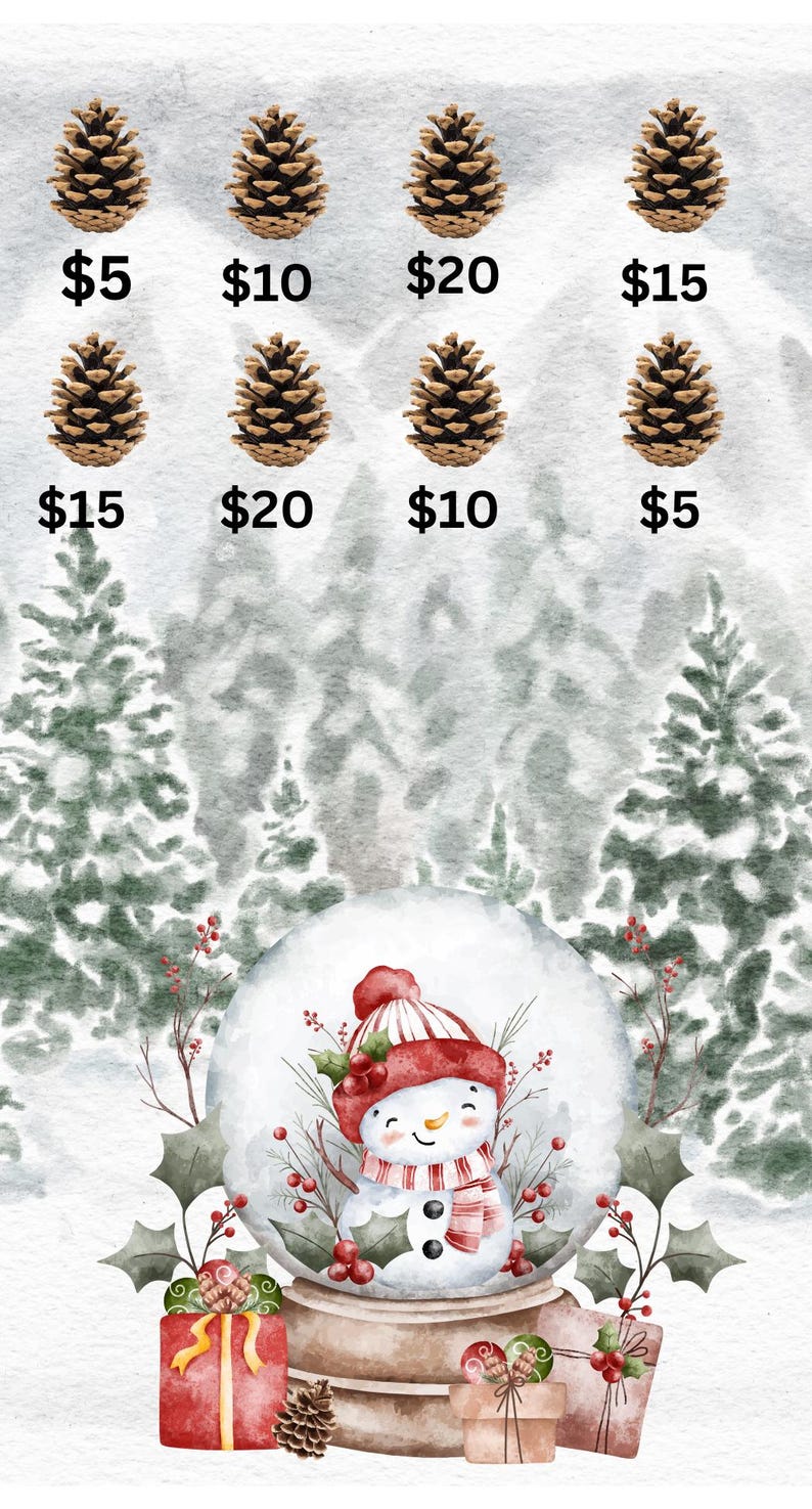 Christmas Savings Challenge – Holiday Budget Tracker Printable - Etsy