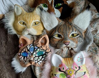 Felted/furred Hawk Therian Mask for Quadrobics and Fursuiting - Etsy