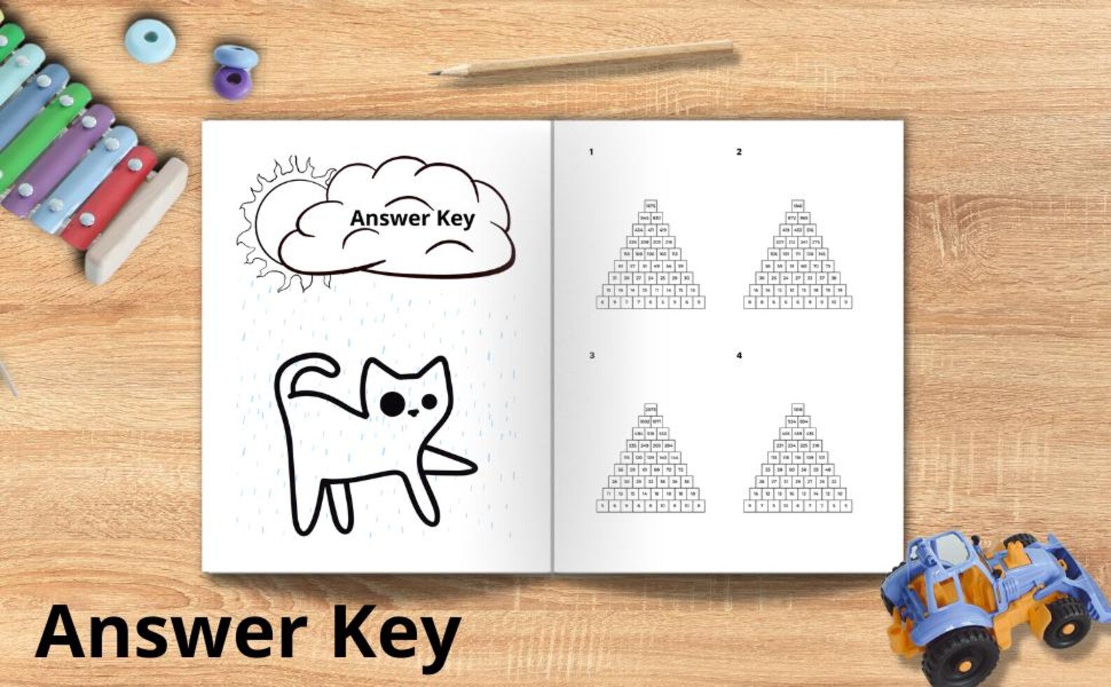 Worksheets Math Games: 500 Math Pyramid Bundle Printable Worksheets - Etsy