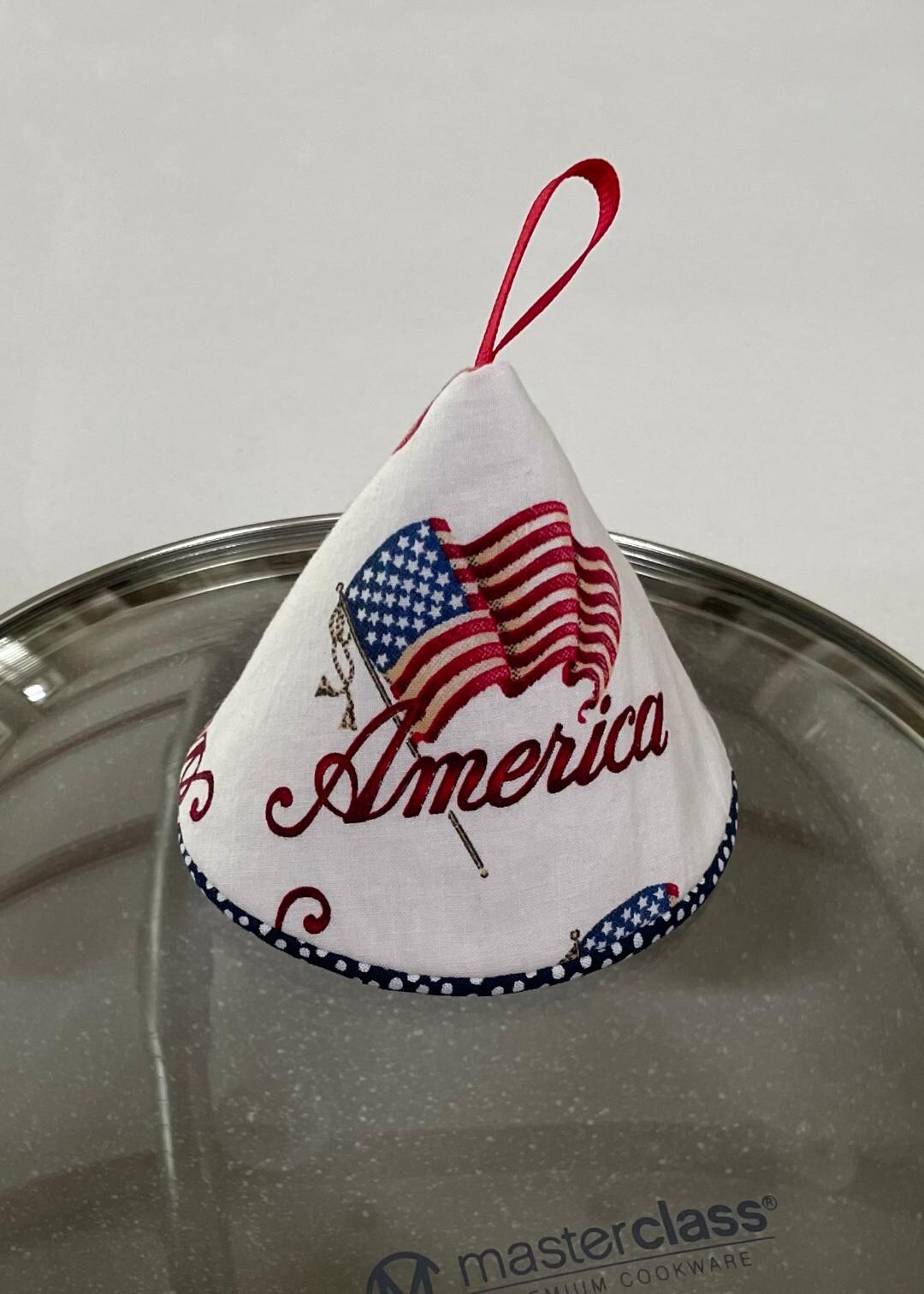 Set of 2 USA FLAG Cone Style PATRIOT Potholders! - Etsy