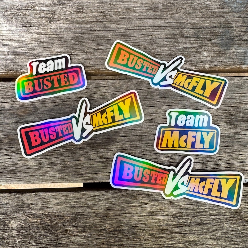 Busted Vs Mcfly Merch - Etsy UK