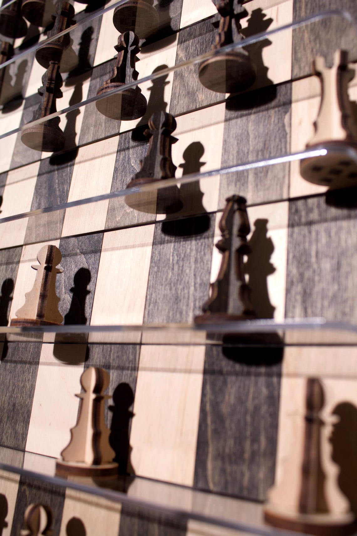 Vertical Chess, Chess Gift, Wall Chess Board Games, Vertical Chess ...