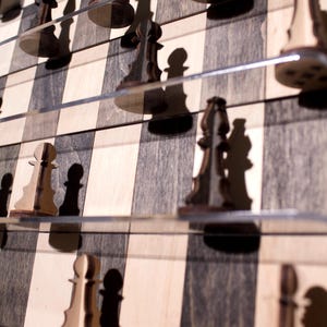 Vertical Chess, Chess Gift, Wall Chess Board Games, Vertical Chess ...