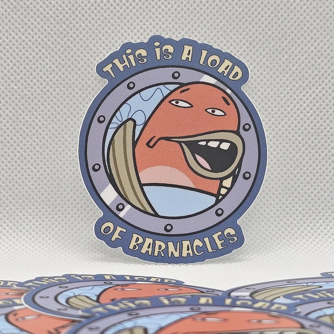 2 Pack - This is a Load of Barnacles Vinyl Sticker - Etsy