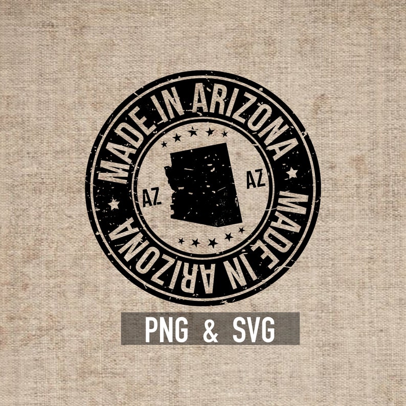 Made in Arizona PNG + SVG - Digital Download - Etsy