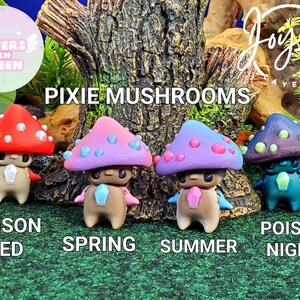 3D Printed Articulated Mini Forest Pixies - Fidget Friends, Decor. - Etsy