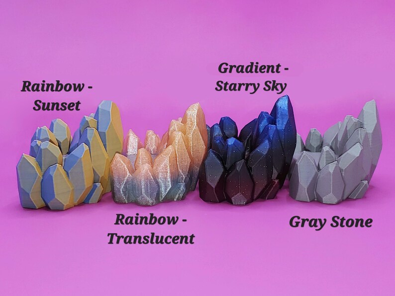 3D Printed Mini Crystal Terrace Stands - for Mini Pixies. - Etsy