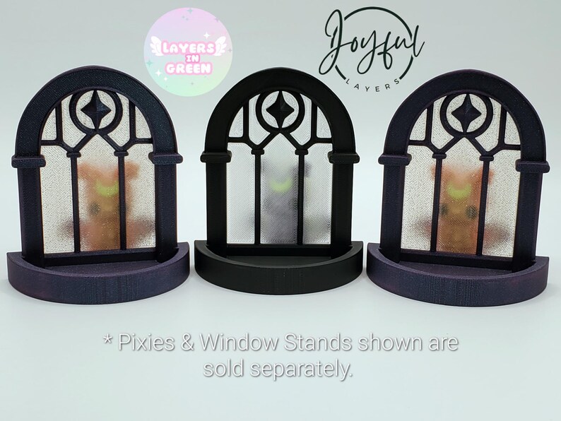 3D Printed Mini North Star Window Stands - for Pixies or Fidget Friends ...