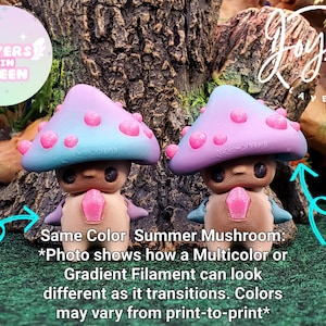 3D Printed Articulated Mini Forest Pixies - Fidget Friends, Decor. - Etsy