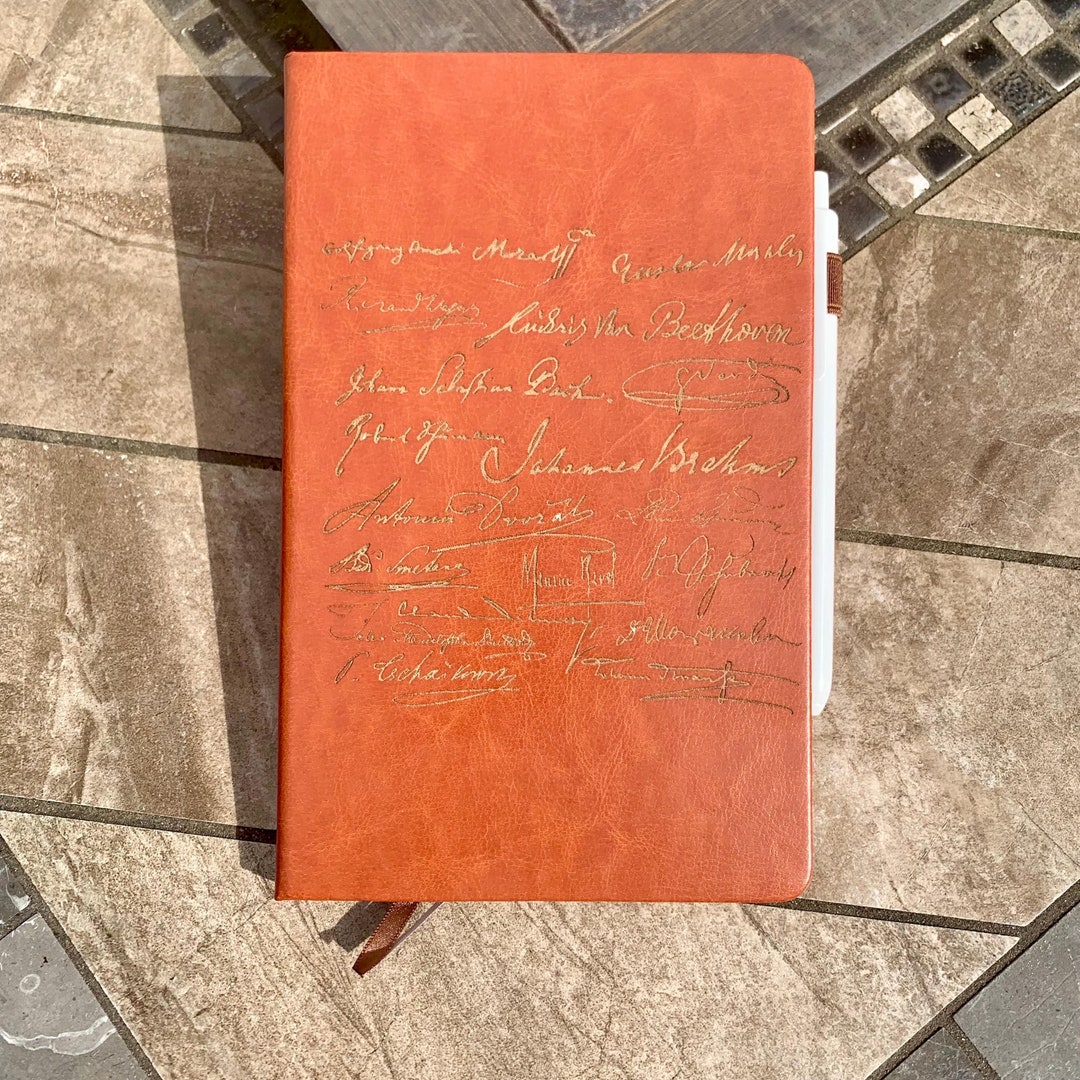 Classical Composers Collage Cover - A5 Notebook With Pen Set - Etsy