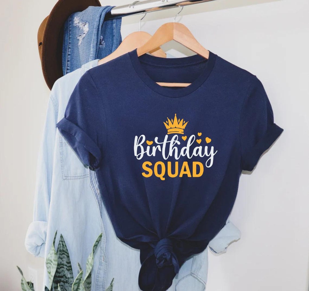 Birthday Squad Shirt, Birthday Shirts, Birthday Party Shirt, Birthday ...