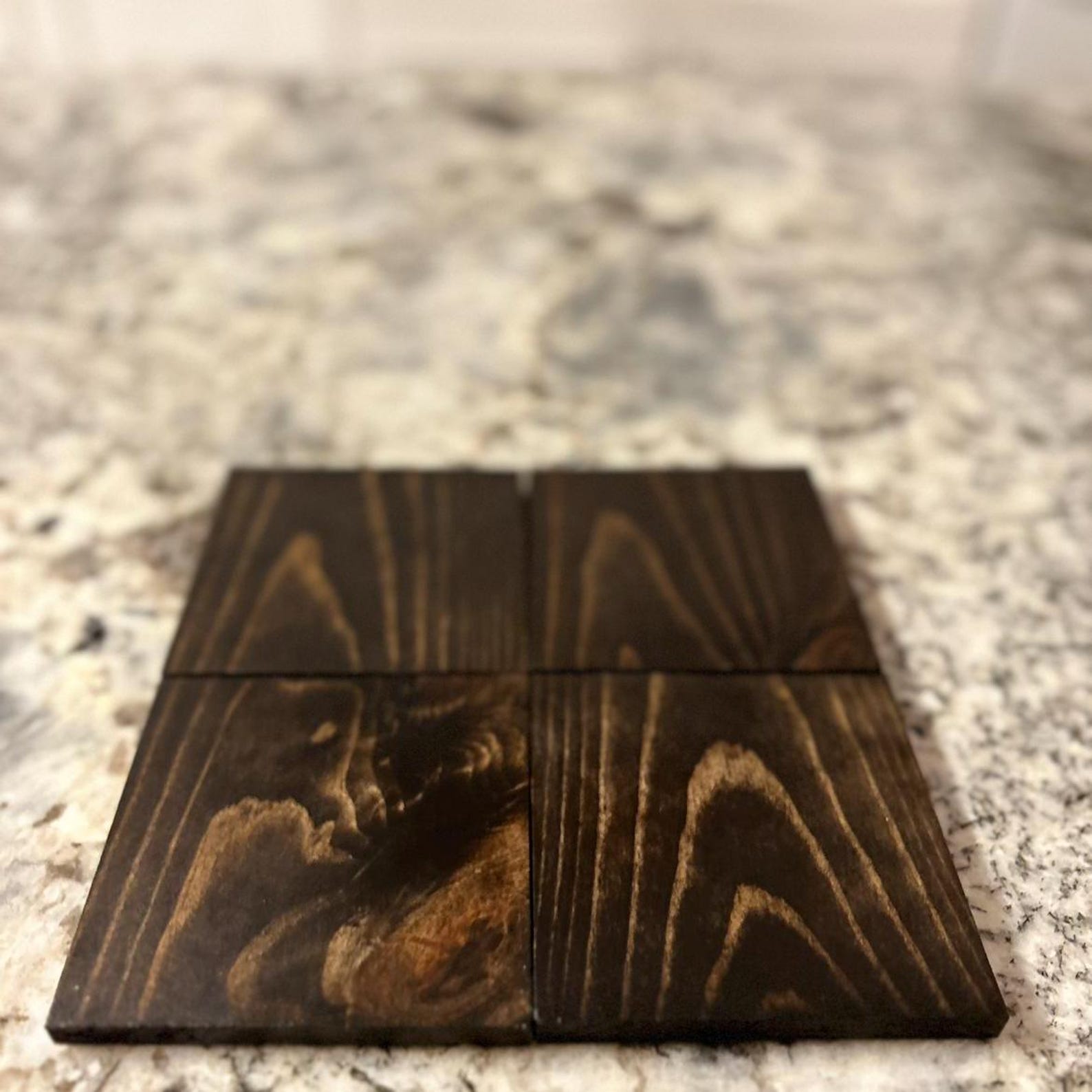 Rustic Wood Coaster - Etsy