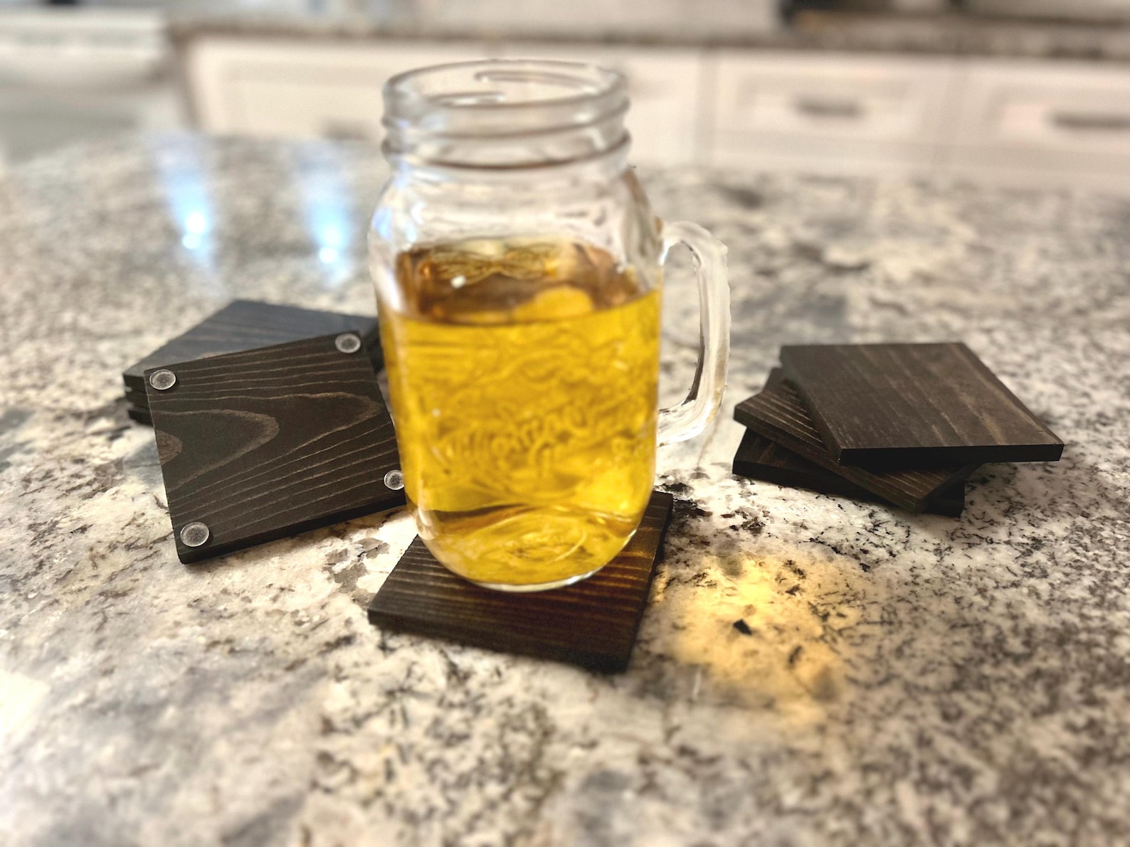 Rustic Wood Coaster - Etsy