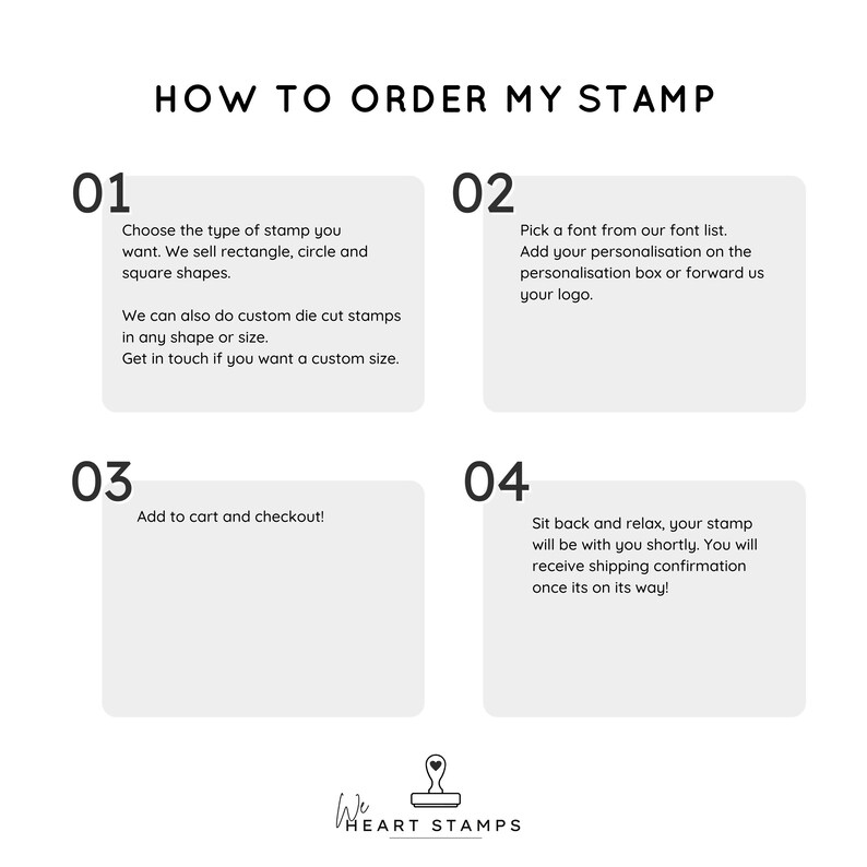 Custom Rubber Stamp | Handmade By| Branding Made With Love by | Crochet ...
