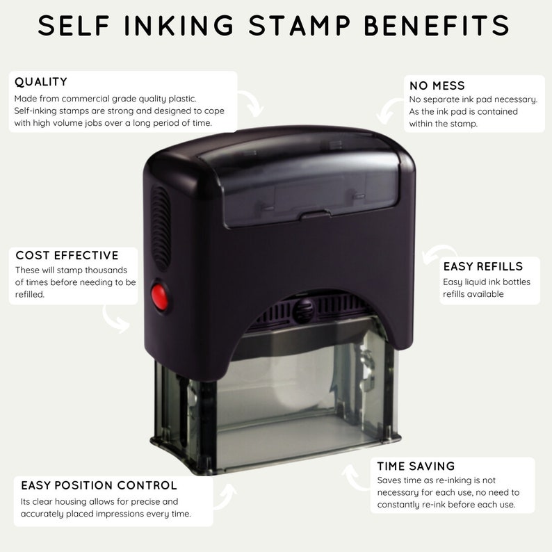 Custom Shop Small Rubber Stamp Personalised Stamp Design Packaging ...