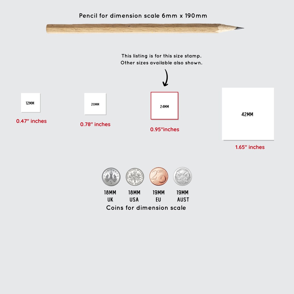 Custom Rubber Stamp | Add Your Own Personalised Text | Self Inking ...