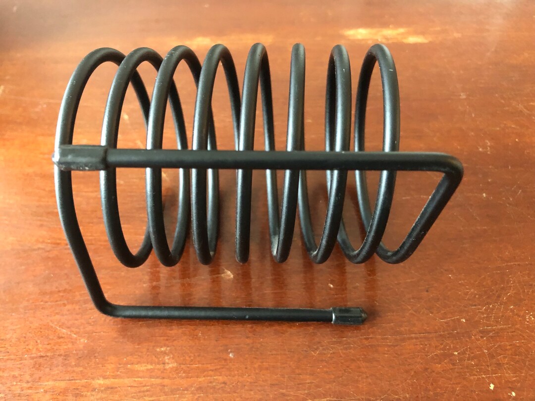 Spiral Black Metal Letter Bill, Desk Organizer - Etsy