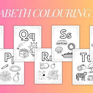 Printable Kids' ABC Coloring Adventure Digital Book Fun and Educational ...