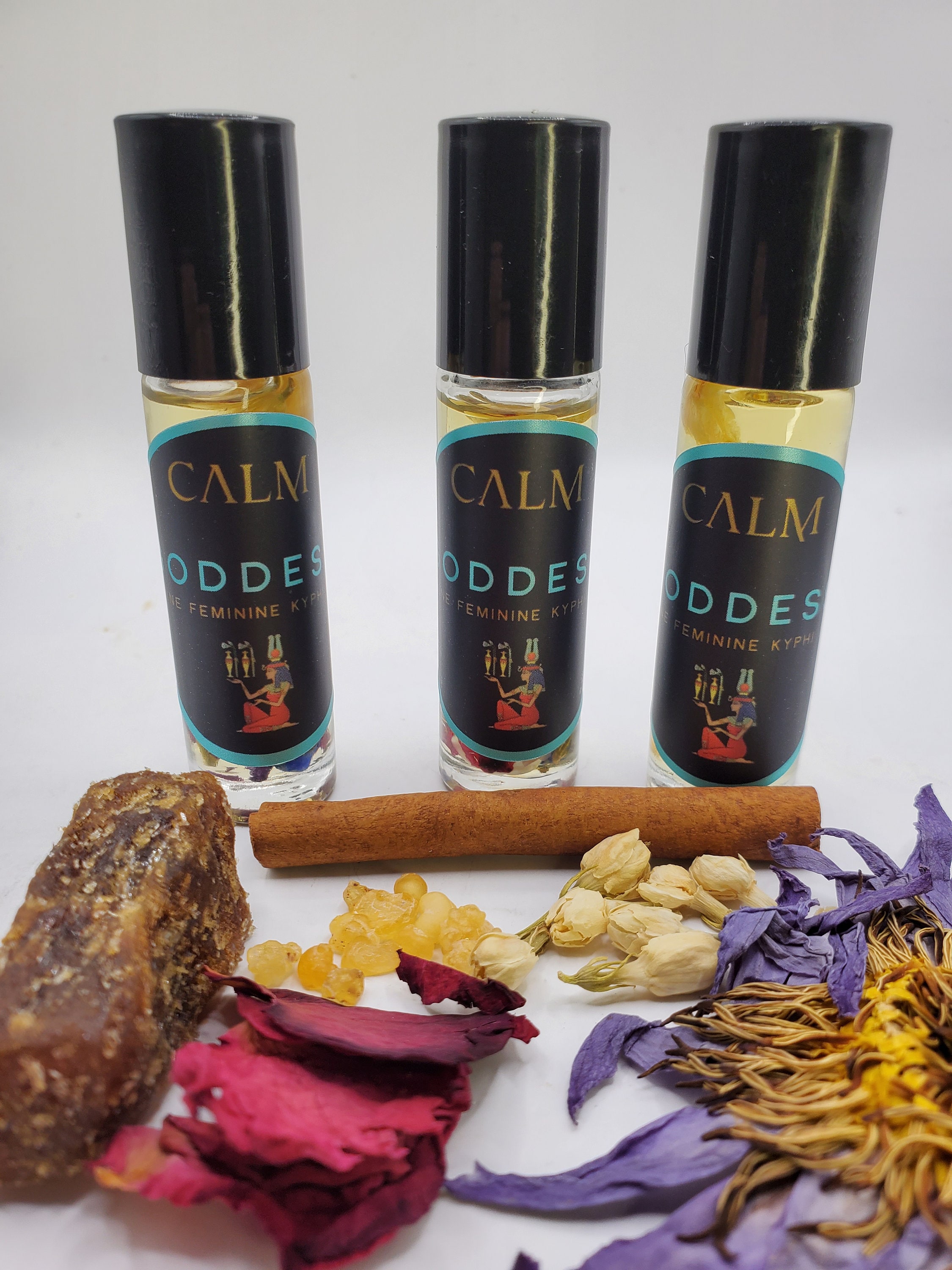 Goddess Egyptian Kyphi Perfume Oil | Jasmine | Rose | Cinnamon | Amber ...