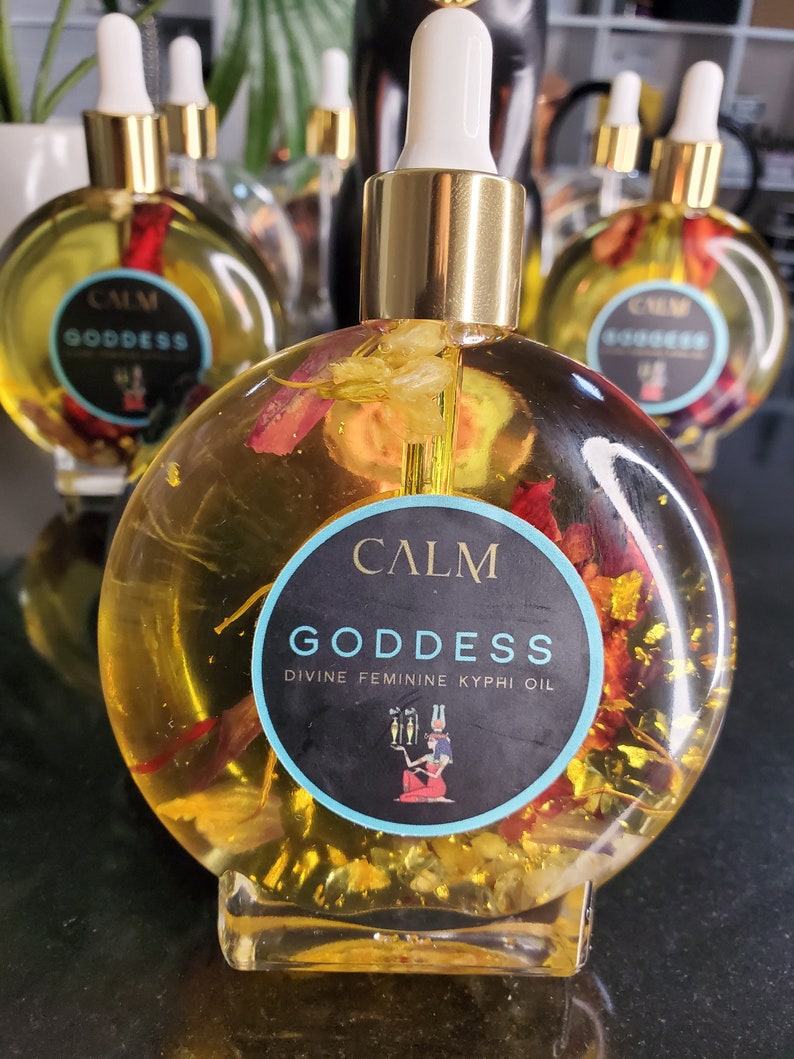 Goddess Egyptian Kyphi Perfume Oil | Jasmine | Rose | Cinnamon | Amber ...