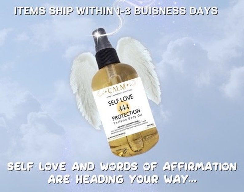 Angel Number 444| Perfume Body Oil | Calm Body Oils | Vanilla - Etsy