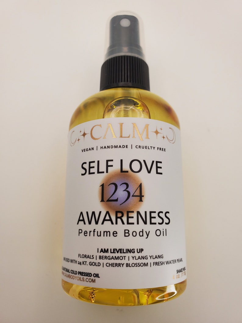 ANGEL NUMBER 1234 | AWARENESS | Perfume Body Oil | Cherry Blossom ...
