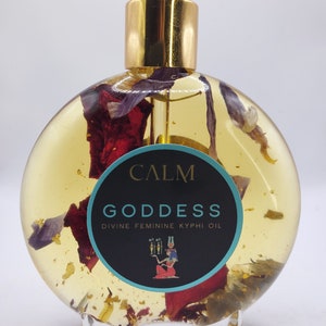 Goddess Egyptian Kyphi Perfume Oil | Jasmine | Rose | Cinnamon | Amber ...